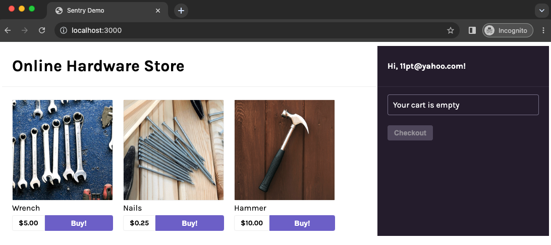 Add the Sentry SDK to Your Project